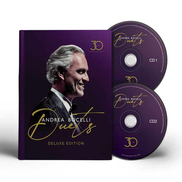 The Duets - 30th Anniversary (CD Book) by Andrea Bocelli | Classics ...