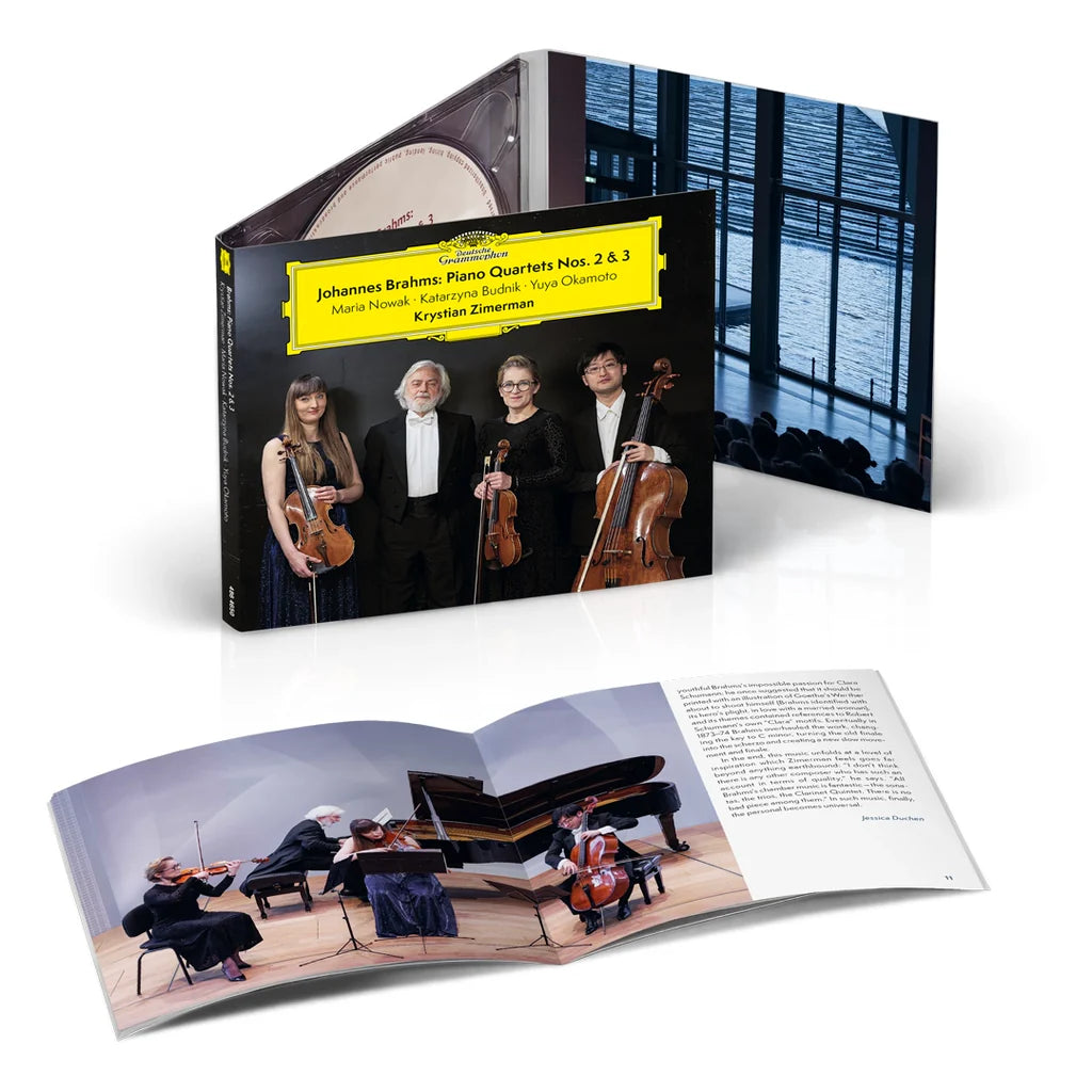BRAHMS: Piano Quartets Nos. 2 & 3 (CD) by Krystian Zimerman | Classics Direct - Classics Direct