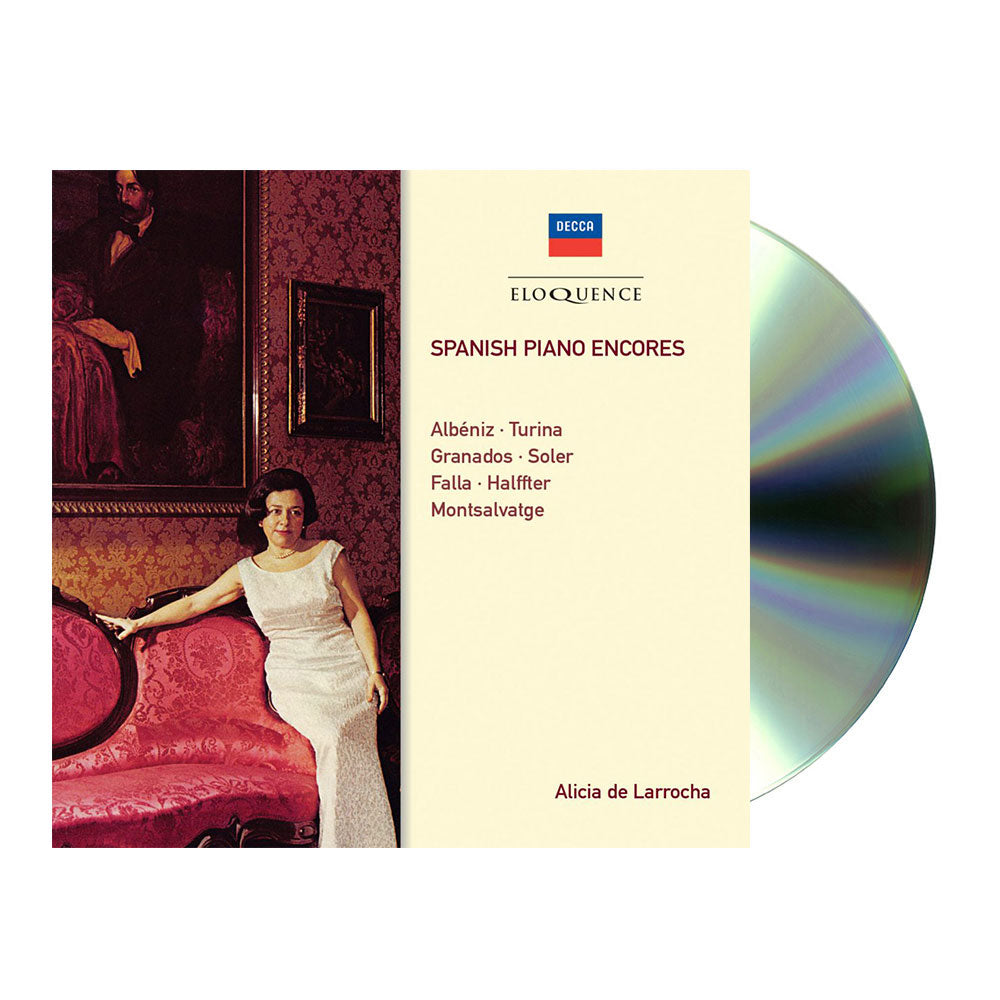 Spanish Piano Encores (CD) by Alicia de Larrocha | Classics Direct ...